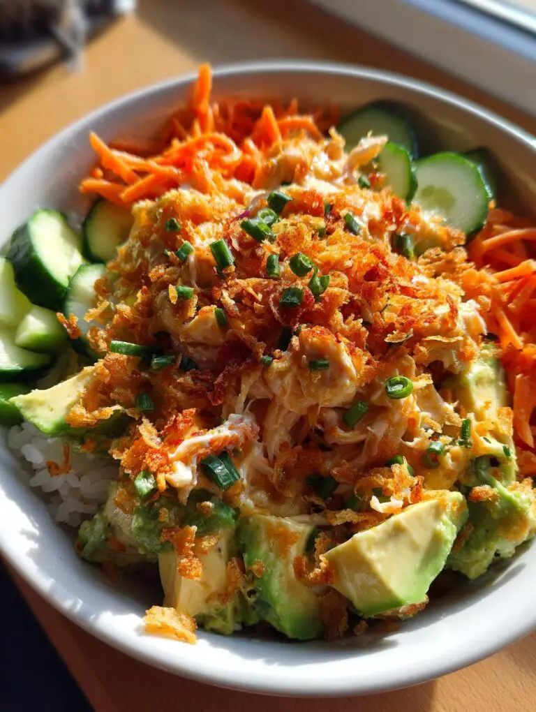 Comforting Crunch Roll Sushi Bowl Recipe for Cozy Nights